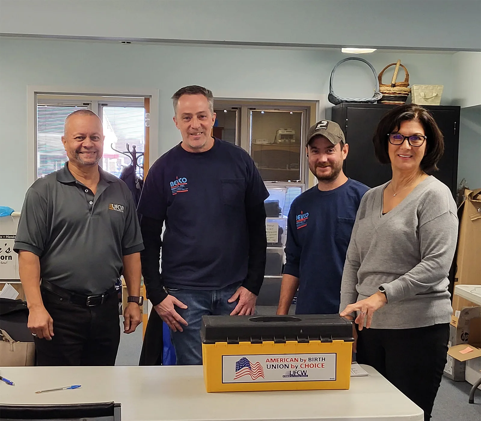 Members at BEVCO Service Unite and Ratify New Union Contract - 11/30 ...