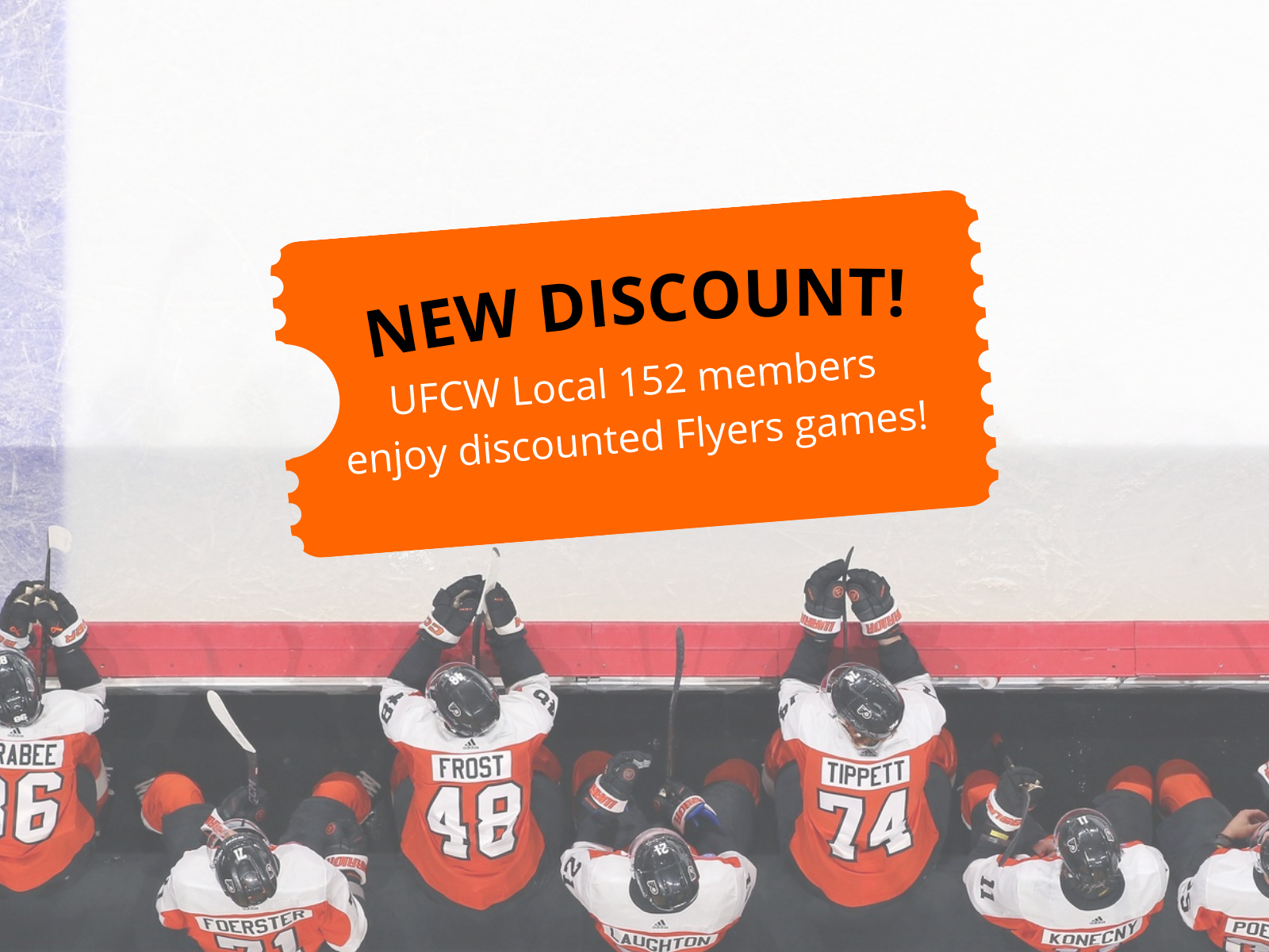 New Member Discount: Philadelphia Flyers 2025-2026 Tickets - UFCW Local 152